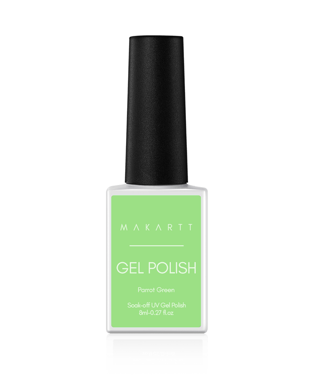 "Parrot Green" Gel Polish – PolyGel Nails UK